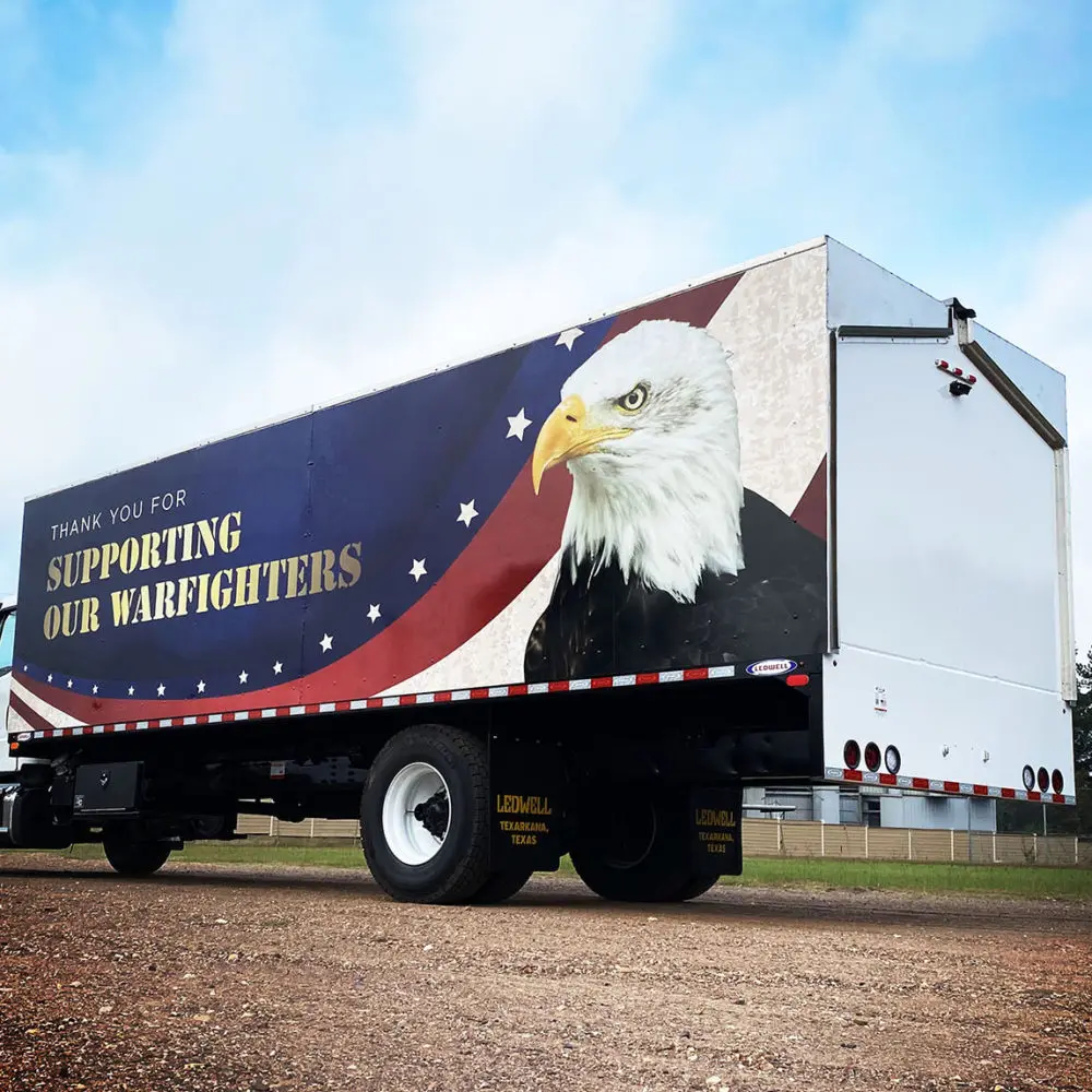 Curtain Side Trailer Alternative from Ledwell | Gull Wing™ Truck