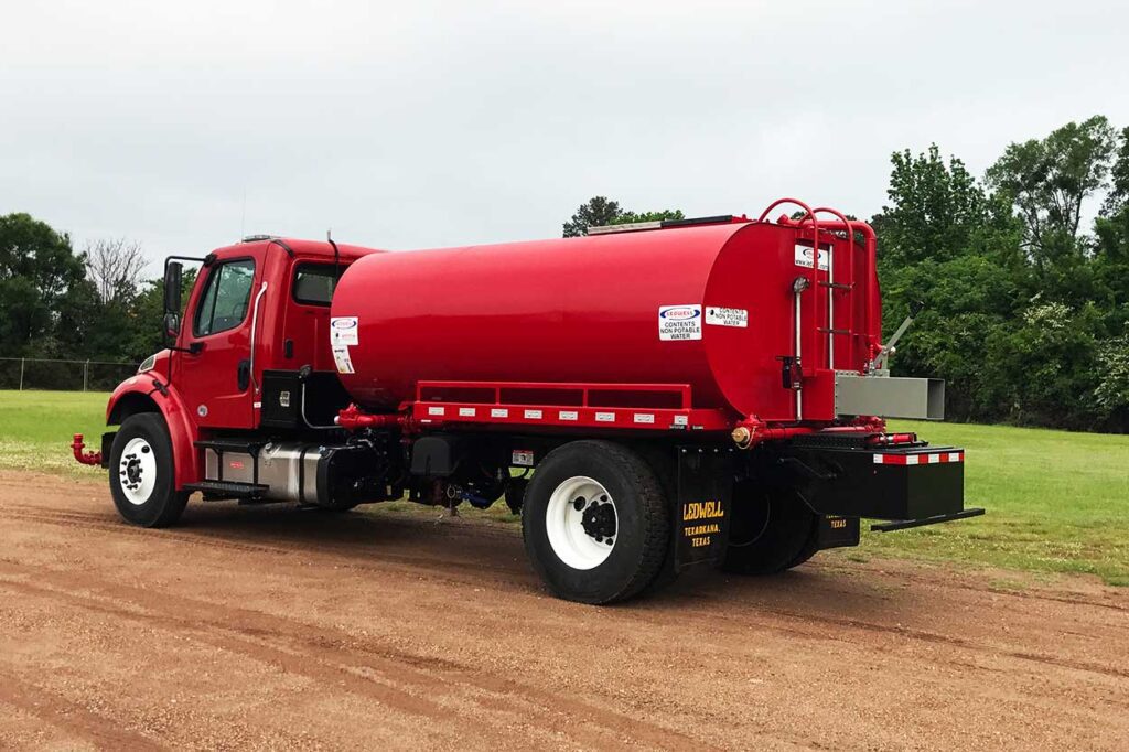 2,000 Gallon Water Tanker Truck | Ledwell Custom Tanker Fire Trucks