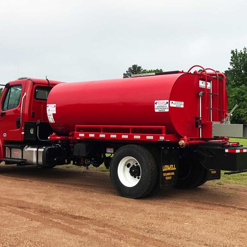 2,000 Gallon Water Tanker Truck | Ledwell Custom Tanker Fire Trucks