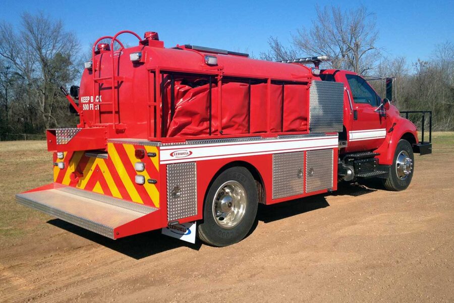 2,000 Gallon Water Tanker Truck | Ledwell Custom Tanker Fire Trucks