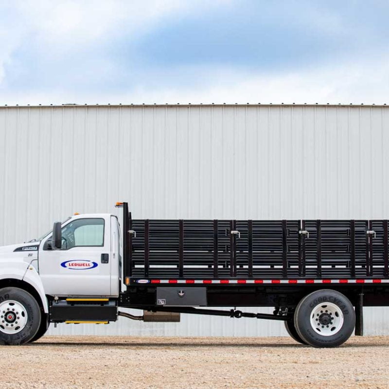 Stake Bed Trucks | Haul Heavy Loads with a Ledwell Stake Bed Truck
